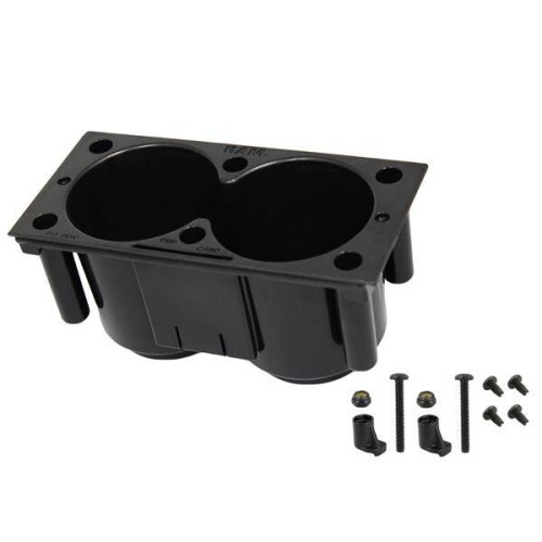 RAM® Tough-Box™ 4-calowe podwójne uchwyty na kubki - 4overland